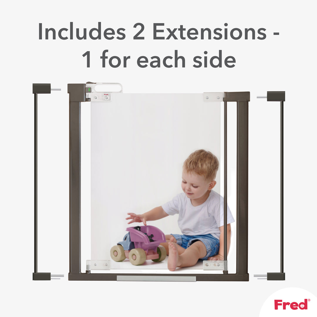 Fred Safety Pressure Gate Extension Kit - Pure White