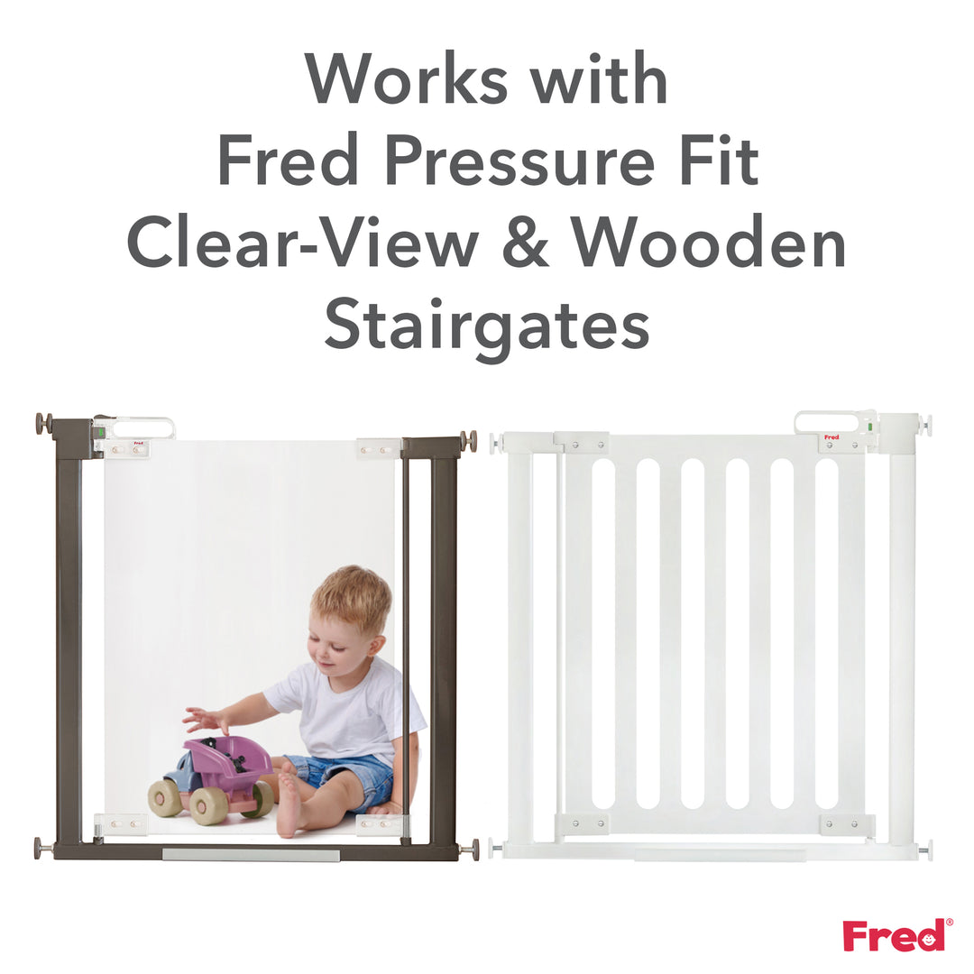 Fred Safety Stairgate Y-spindle - Pure White